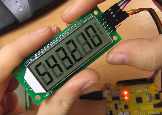 Segment LCD Module 6 Bit 8 Segment 3 Wires SPI HT1621 Controller Character LCD for Arduino